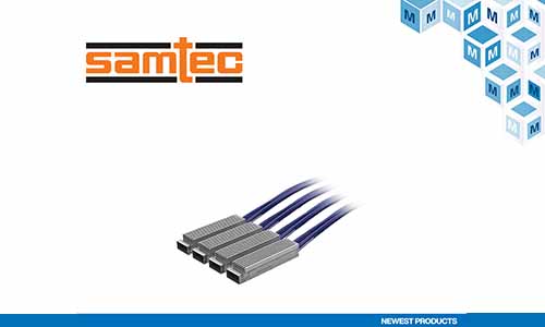 Samtec Flyover QSFP Cable Systems Now Available at Mouser