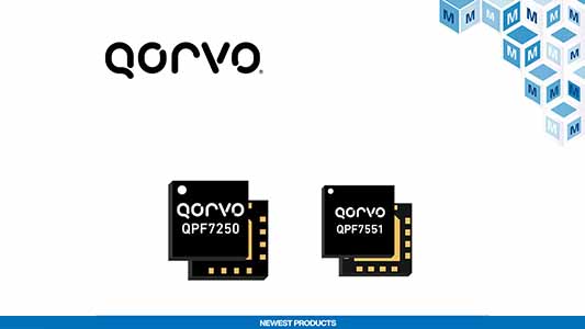 Mouser Electronics offers wide selection of Qorvo Wi-Fi 6/6E