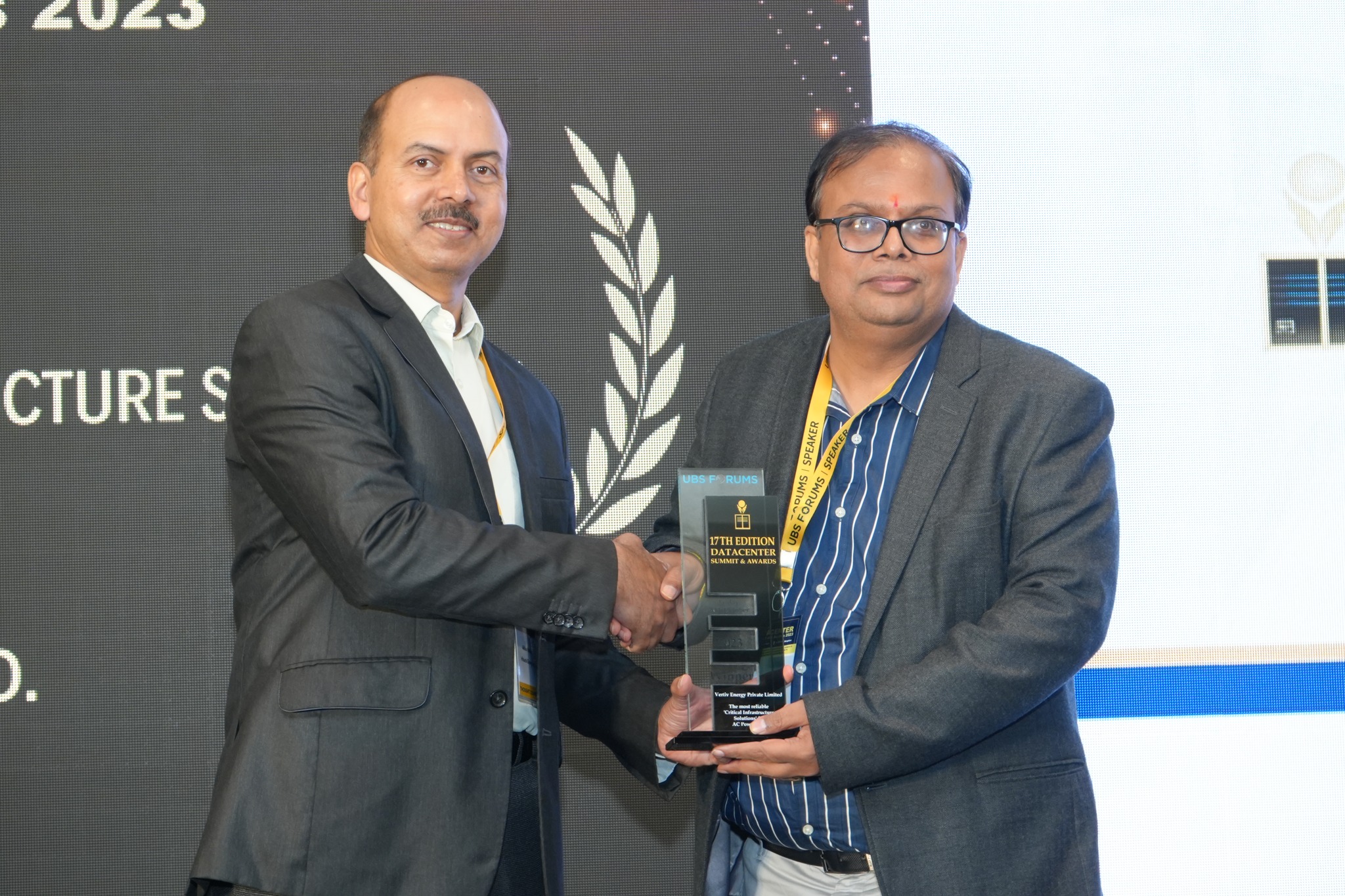 Vertiv Wins Three Infrastructure Awards at the UBS Forums