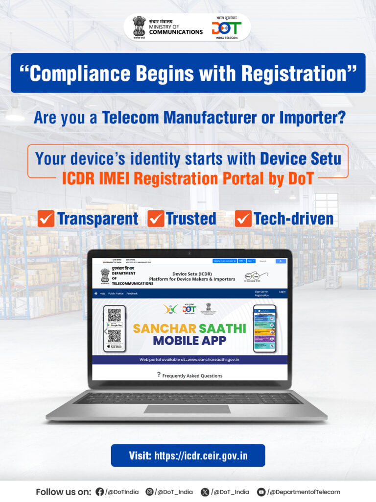 DoT Cautions Manufacturers, Importers and Resellers