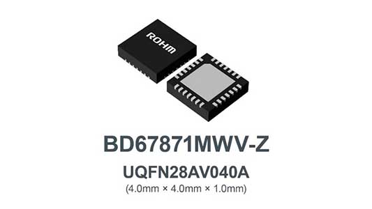 ROHM, Developed the 3 Phase Brushless DC Motor Gate Driver