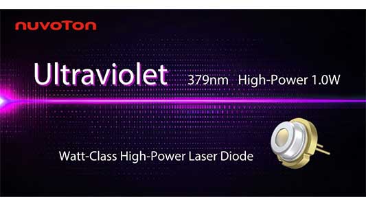 Nuvoton Releases High-Power Ultraviolet Laser Diode