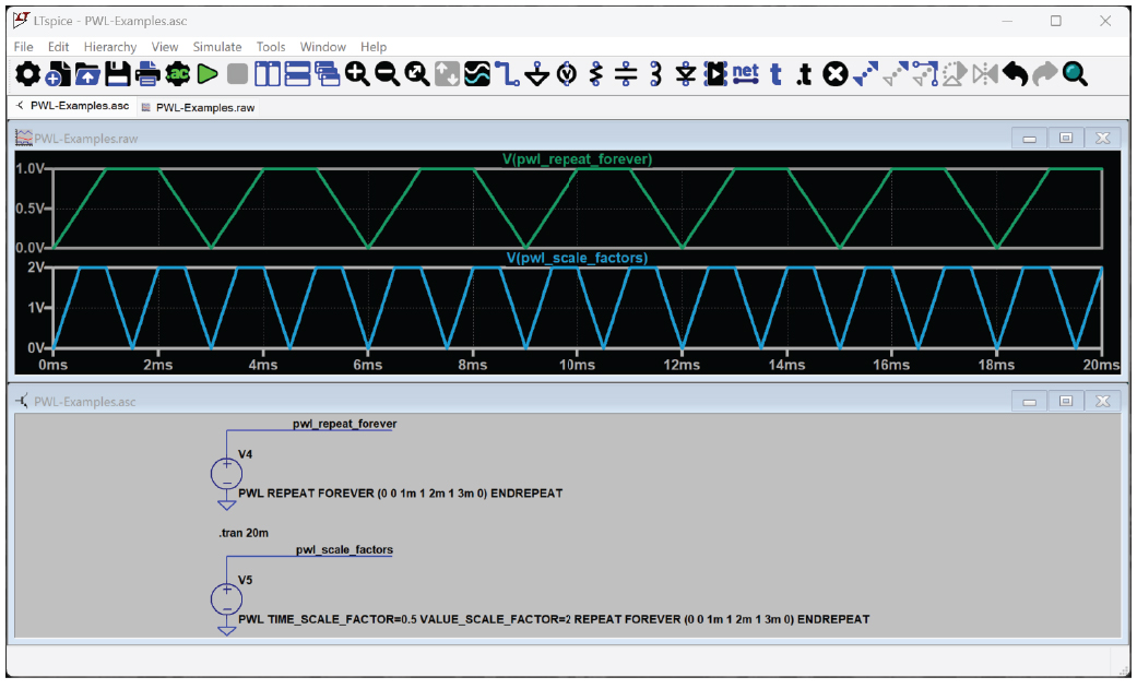 LTspice How-to: Defining Piecewise Linear Functions